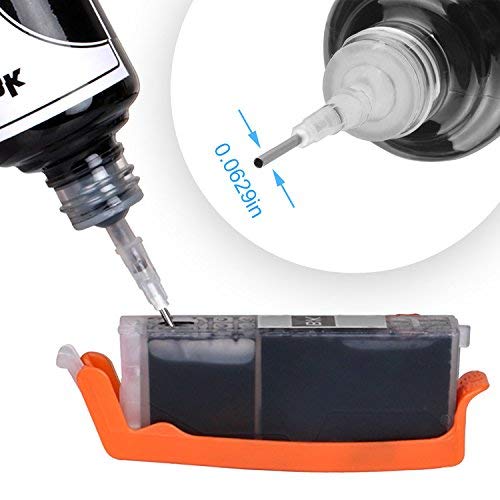 TBTeek 400ml Cyan（Dye Ink） Printer Refill Ink Dye Bottles Kit for Refillable Cartridges and CISS, for PIXMA MX922, MG5720, TS6020, TS6120, TS5020, MG6820, IX6820, MG5620