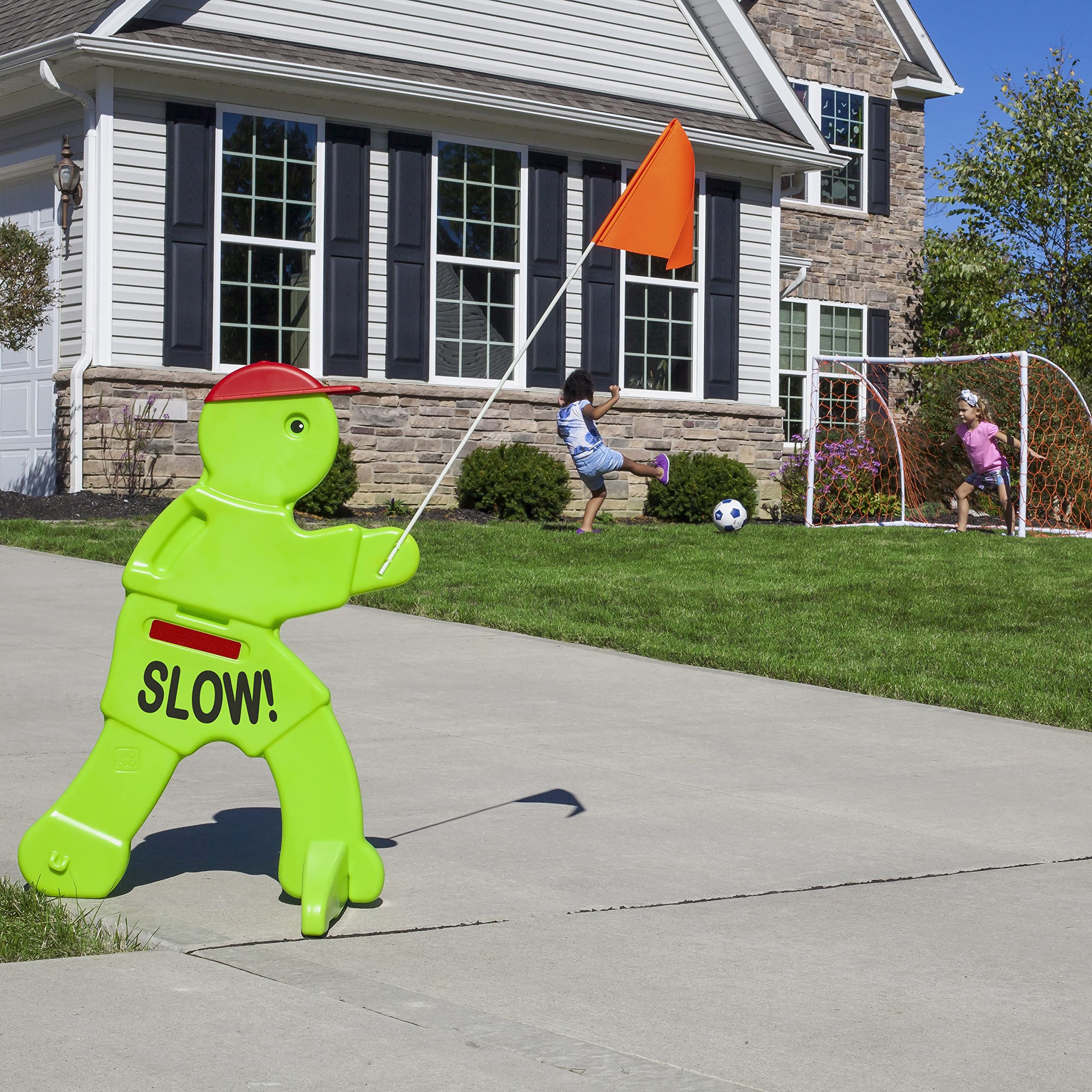 Step2 Visual Warning Alert Kid Safety Cover Green