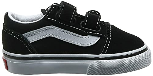 Vans Kids' Old Skool V Core (Toddler) Black/White 2
