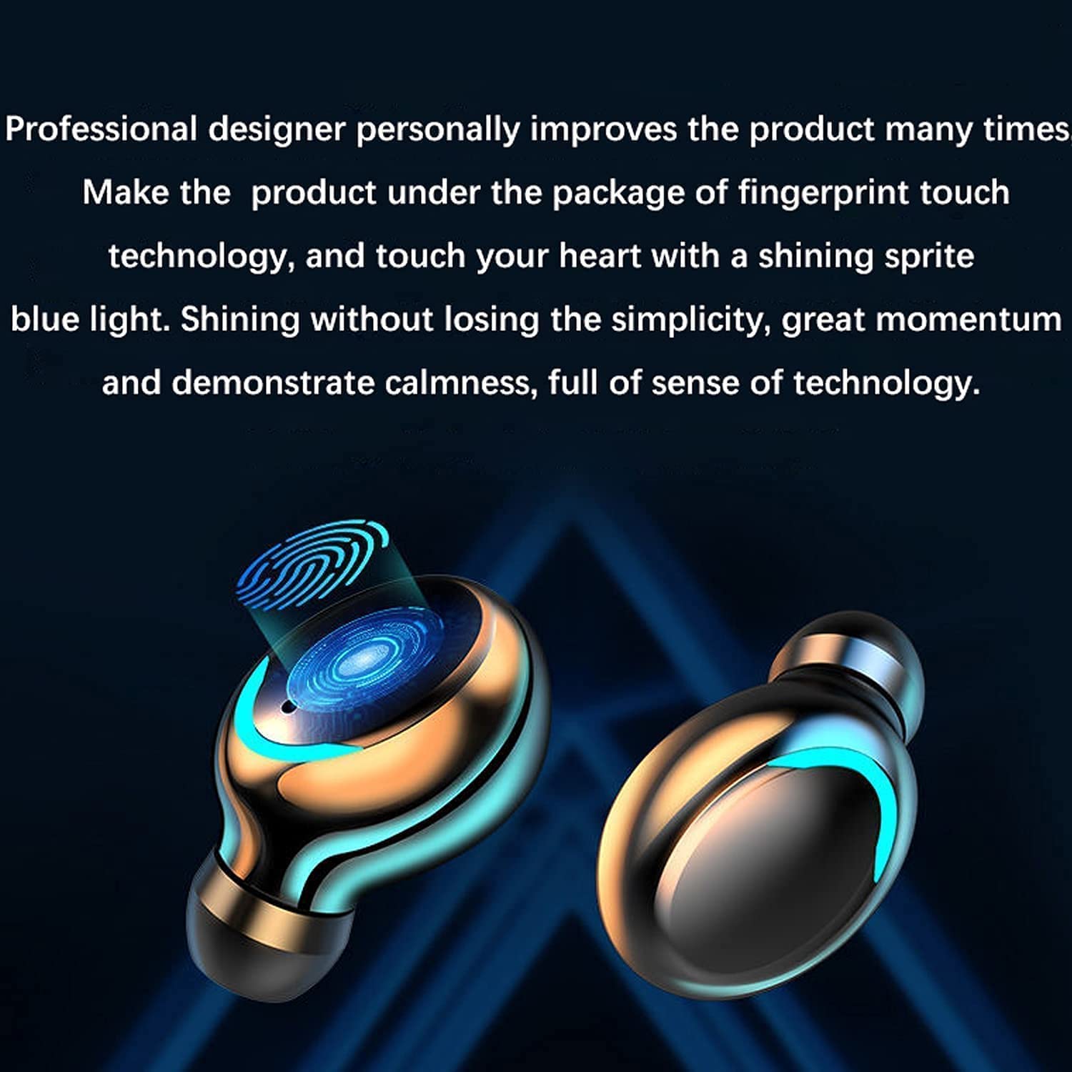 Wireless Earbuds Bluetooth 5.0 True Wireless Earbuds with Charging Case, Wireless Ear Buds,Earbuds for Android,iOS,in-Ear Stereo Earphones, Power for All Day, Touch Control, Fast Pair