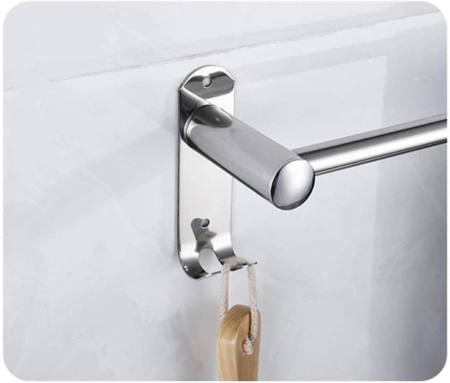 XHALERY Towel Rack,Wall Mounted Towel Holder,1-Tier 2-Tier Bath Towel Rack,Stainless Steel Towel Bar Rail,for Kitchen Bathroom Toilet Hotel Office-A-50Cm/B-70Cm