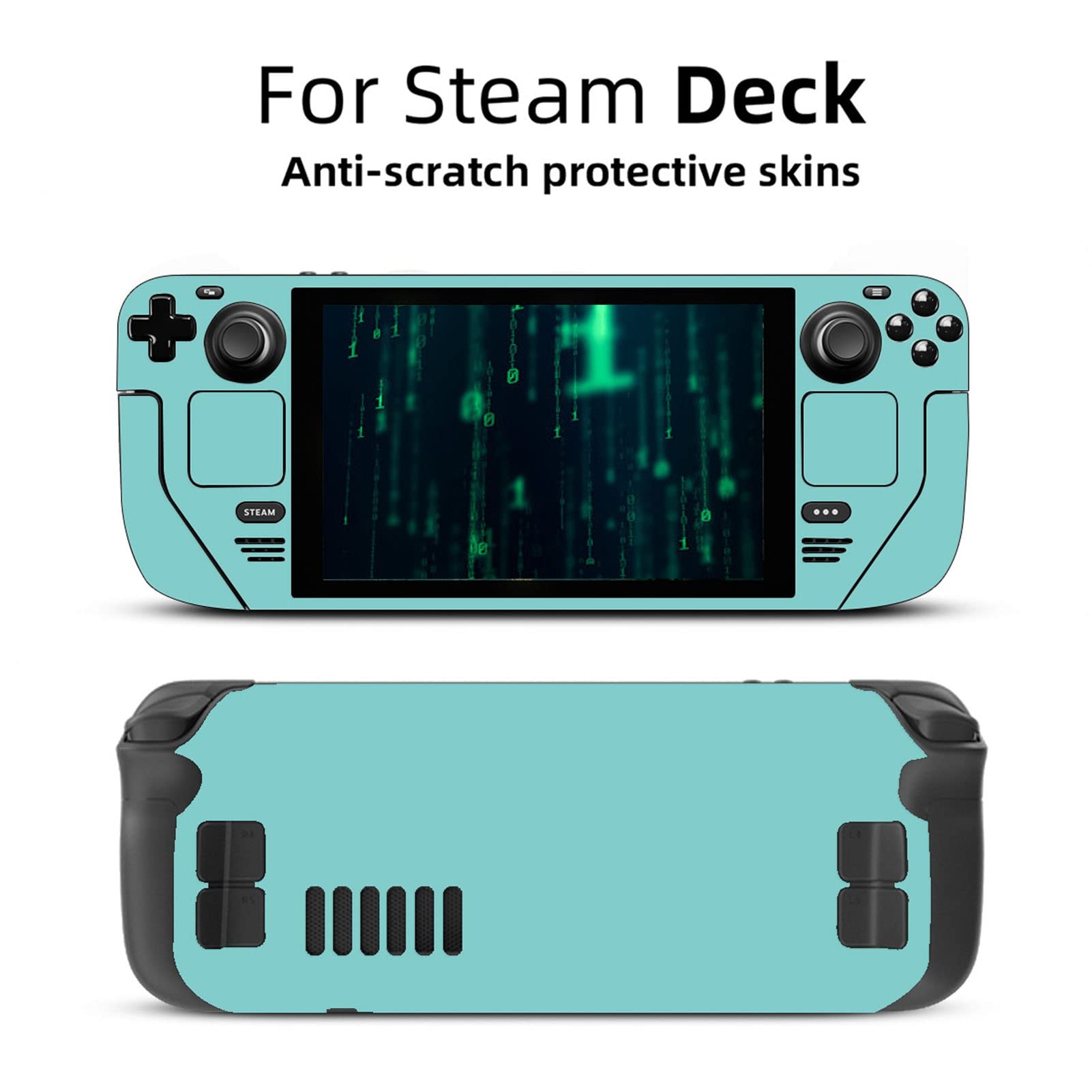 Game Console Sticker ,Skin Cover Decals,Anti-Scratch No Bubbles Strong Adhesion, DIY Game Console Decor ,Wrapping Cover Aesthetic Skin for Steam Deck Watermelon Red