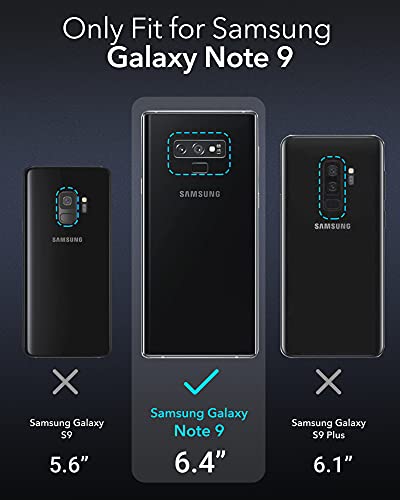 YOUMAKER Kickstand Case for Galaxy Note 9, Full Body with Built-in Screen Protector Heavy Duty Protection Shockproof Rugged Cover for Samsung Galaxy Note 9 6.4 Inch - Black