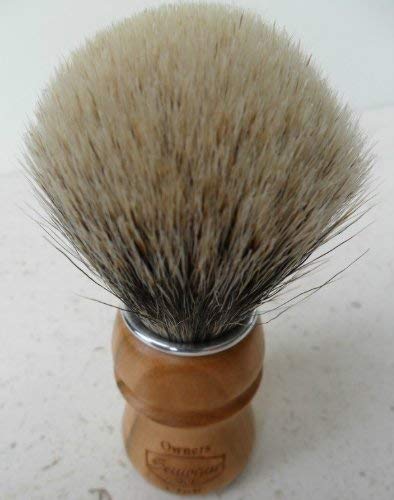 S.O.C. Cherry Wood Shave Brush - Badger shave brush by Semogue