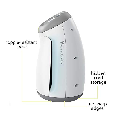 Vornadobaby Purio Nursery Air Purifier with True HEPA Filter, Safety Features, and Soothing Glow