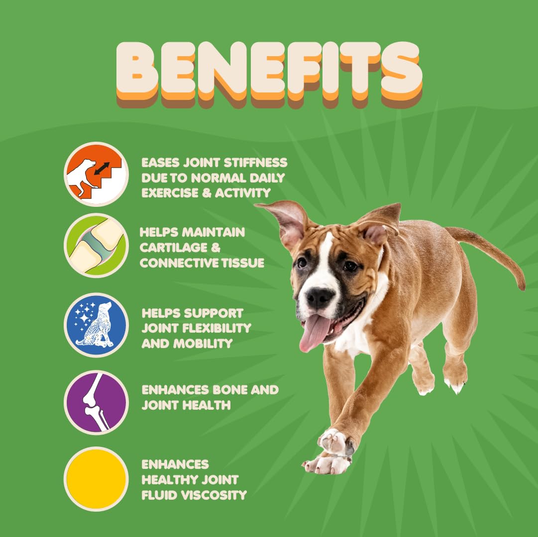 Makondo Pets - Collagen for Dogs & Cats - Collagen Supplements for Joint Health - Vitamin C Supplement for Joint Mobility - Joint Support Supplement for Dog & Cats - Bacon Flavored Tablets (60 Count)
