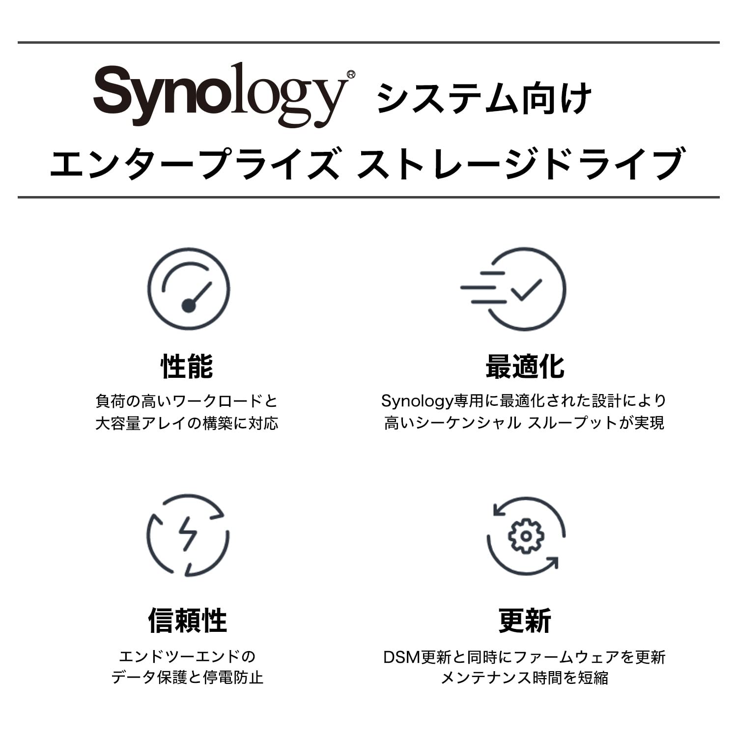 Synology HAT5300-4T 4 TB Hard Drive - 3.5" Internal - SATA (SATA/600)