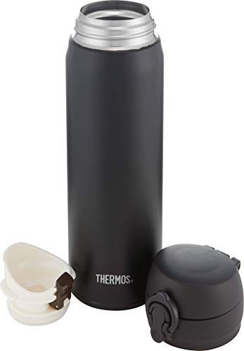 THERMOS Super Light Direct Drink Flask, 470 ml, Matt Black