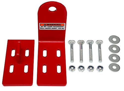 Trailer Hitch Compatible with Ferris Zero Turn Mowers - Fits IS3200Z, IS5100Z, IS2000Z, IS1500Z, IS500Z, IS600Z, IS700Z Grade 50 Steel, 3/4"" Hitch Mount Hole for Bumper Mounting