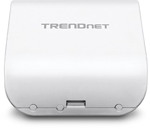 TRENDnet 10dBi Wireless N300 Outdoor PoE Pre-configured Point-to-Point Bridge Bundle Kit, TEW-740APBO2K, 2 x Pre-configured Wireless N Access Points, IPX6 Rated Housing, Built-in 10 dBi Antennas white