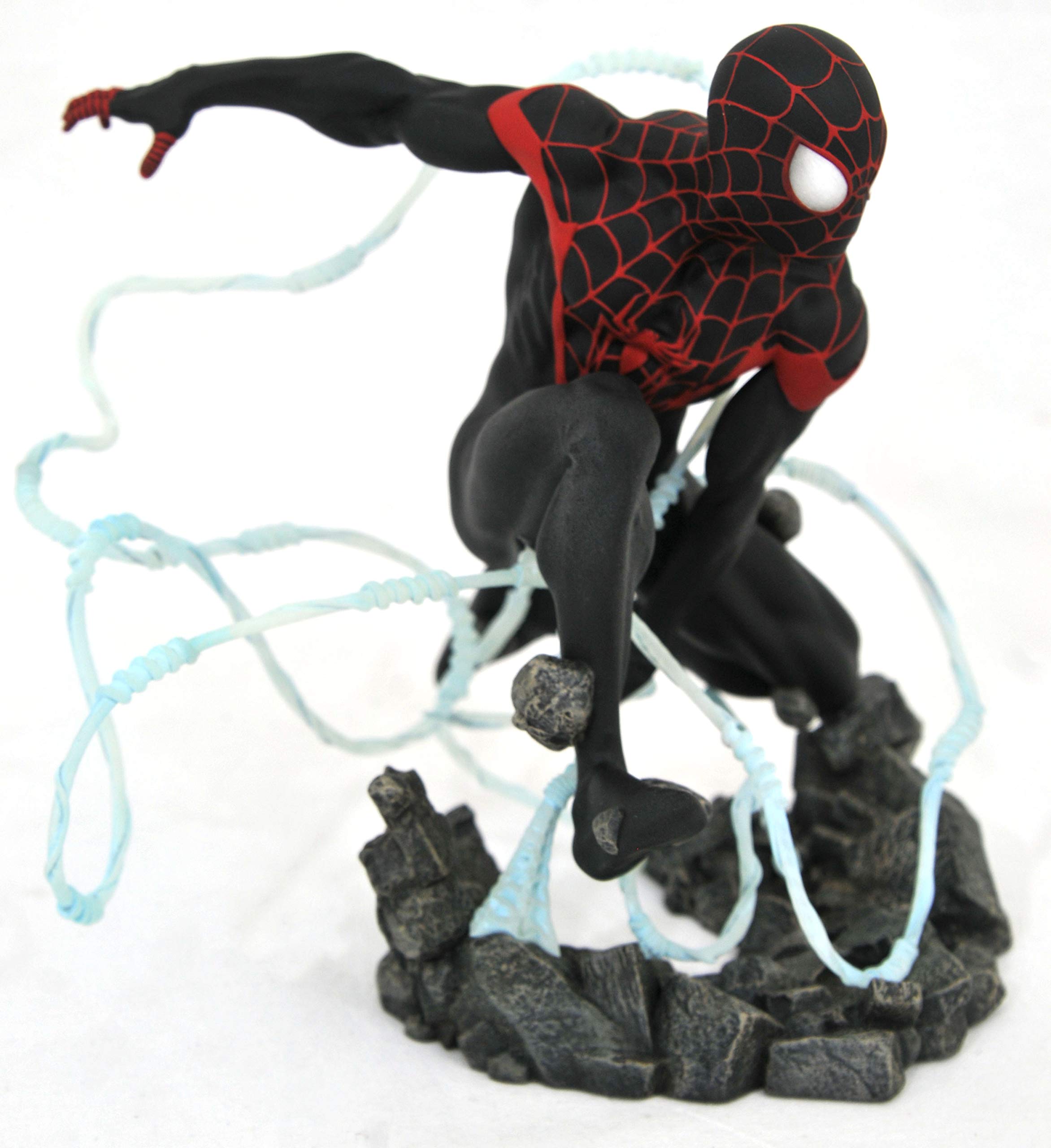 Marvel Premier Collection: Mile Morales Spider-Man Statue, Multicolor, 9 inches