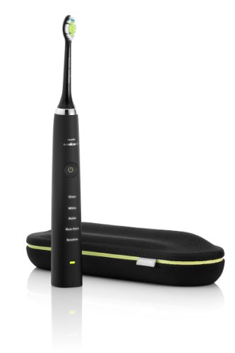 Philips Sonicare DiamondClean Sonic Electric Rechargeable Toothbrush, Black, HX9352/04