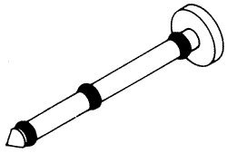 Valve Stem for A-dec Micro-Selector Valve ADS008
