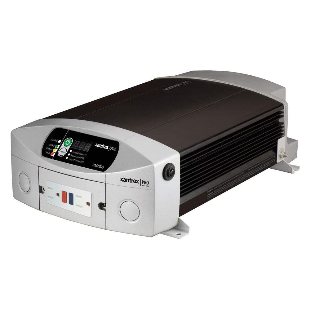 Xantrex 806-1810 Model XM 1800 Pro Series 12V Power Inverter; 1800W Inverter Easily Powers TVs, Small appliances, and Other Electronics; Built-in 15A Circuit Breaker to Protect GFCI Connected Loads
