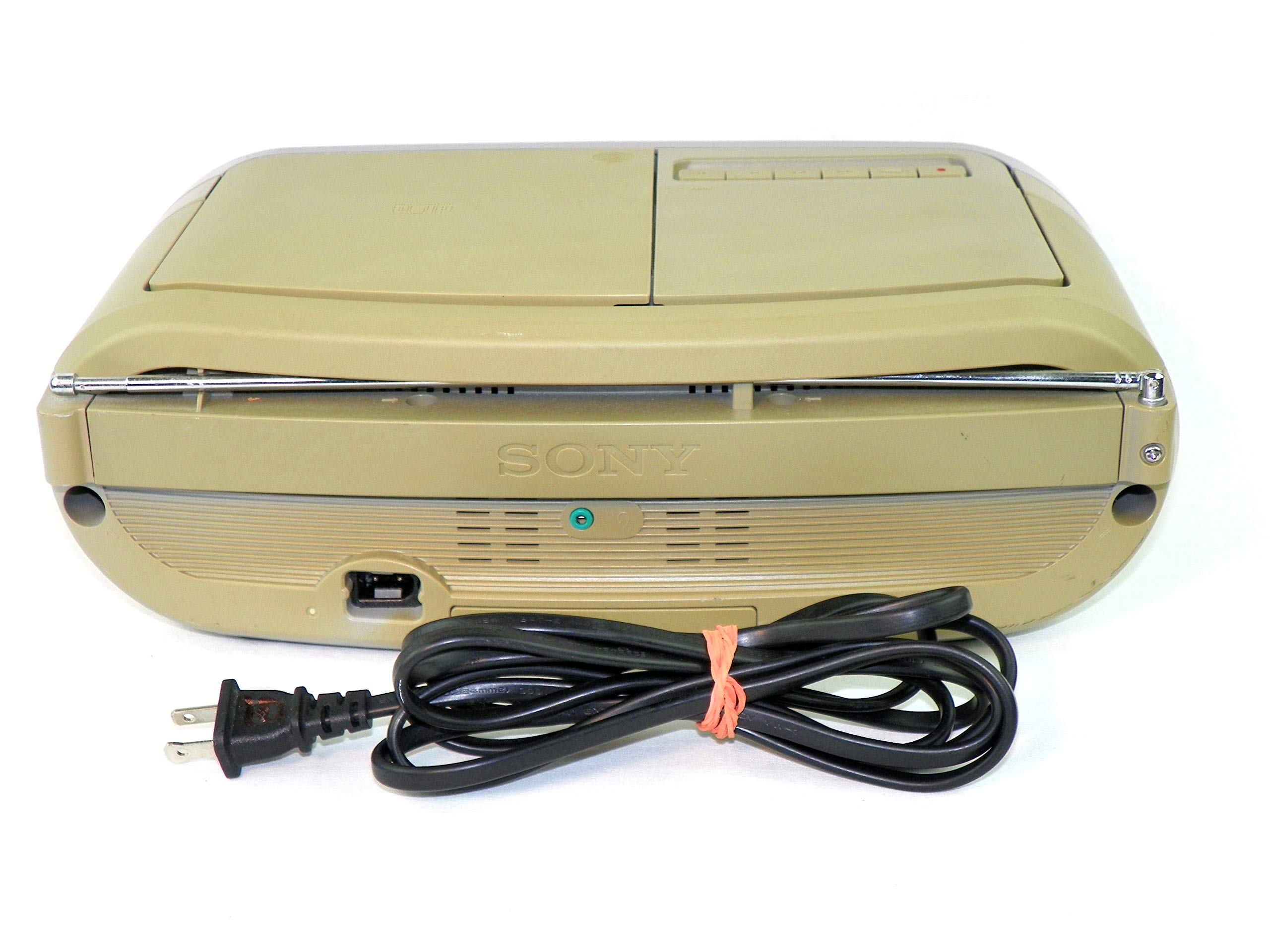 Sony CFD-S05 CD Radio Cassette Recorder with Auxiliary Cord (6 feet)