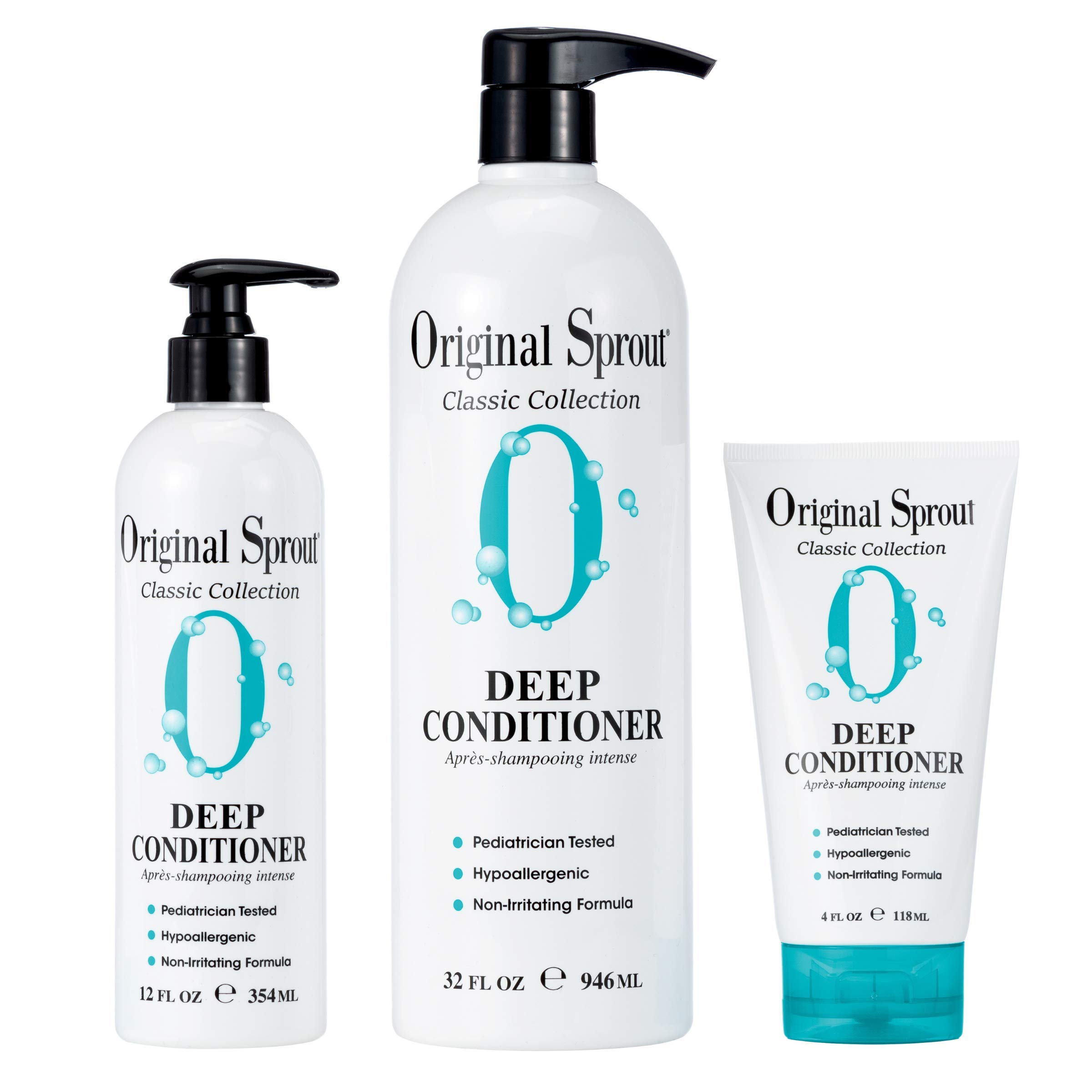 Original Sprout Deep Conditioner. Organic Vegan Deep Conditioning Treatment for Natural Hair Care. 32 Ounces. 2 Pack. (Packages May Vary)