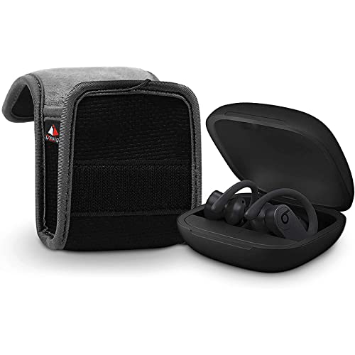 TXEsign Scratch Proof Protection Neoprene Case Bag Compatible with Beats Powerbeats Pro Totally Wireless Earphones Charging Case