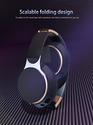 Wireless Headphones Gaming BT 5.0 Bluetooth Long Lasting Life Painless Wear Heavy Bass Upgraded Active Noise Canceling (Green)