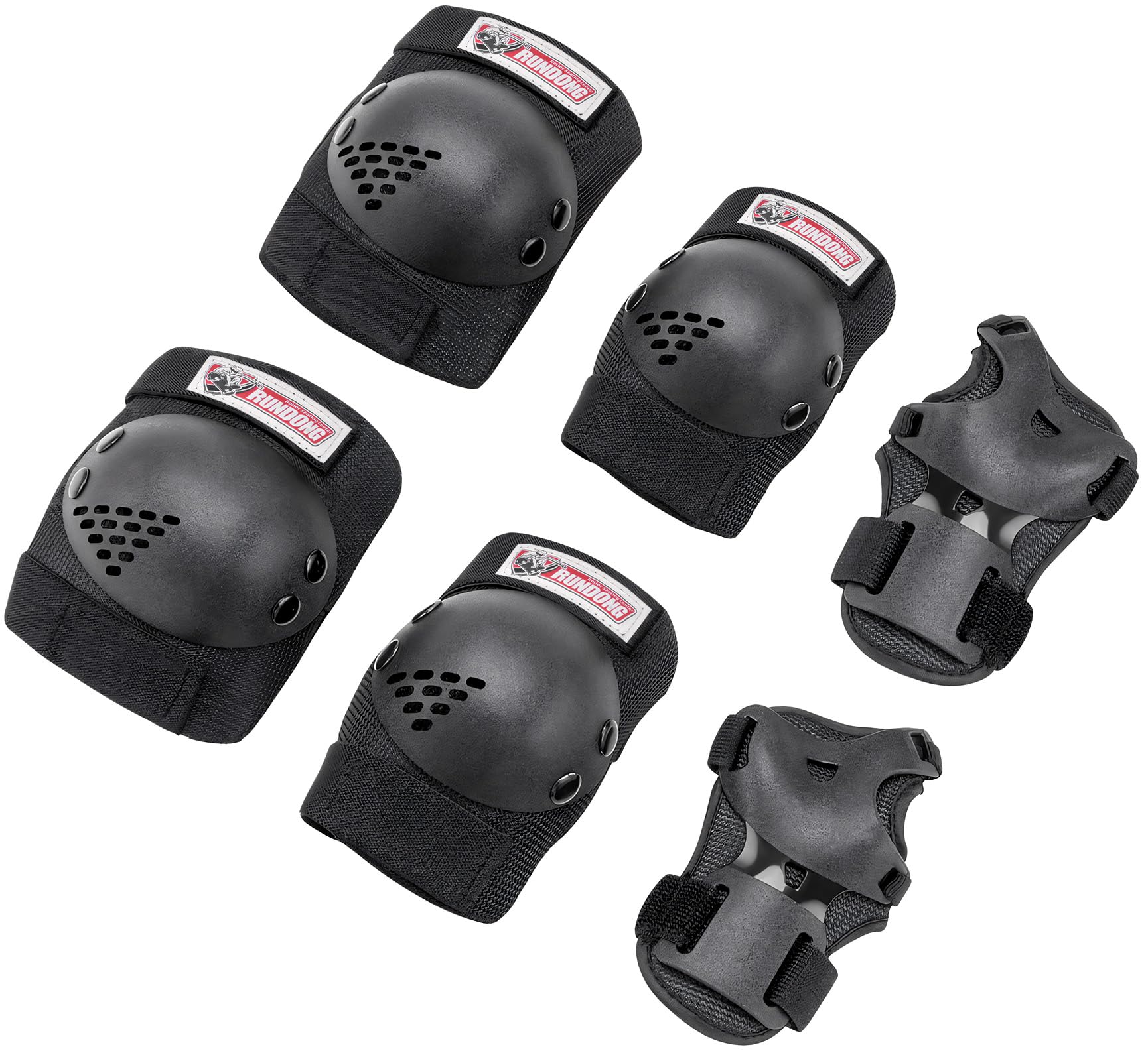 SOHOUR HOME Youth/Kids Knee Pads Elbow Pads Wrist Guards Protective Gear Set for 3-15 Years Child Roller Skates, Skateboard, Cycling, Inline Skating, BMX Bike, Scooter Riding and Other Outdoor Sports
