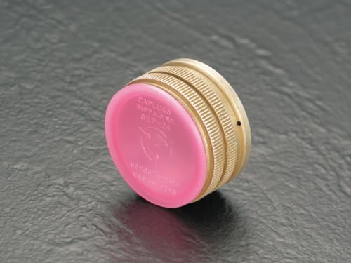 Caplugs SEP-40 SEP Series – Static Dissipative Plug for Threaded & Non-Threaded Connectors, 8 Pack, Red LD-PE, Nominal Thread Size 2-1/2"-16 Mechanical Protection, Electrical, Electronic, Bayonet