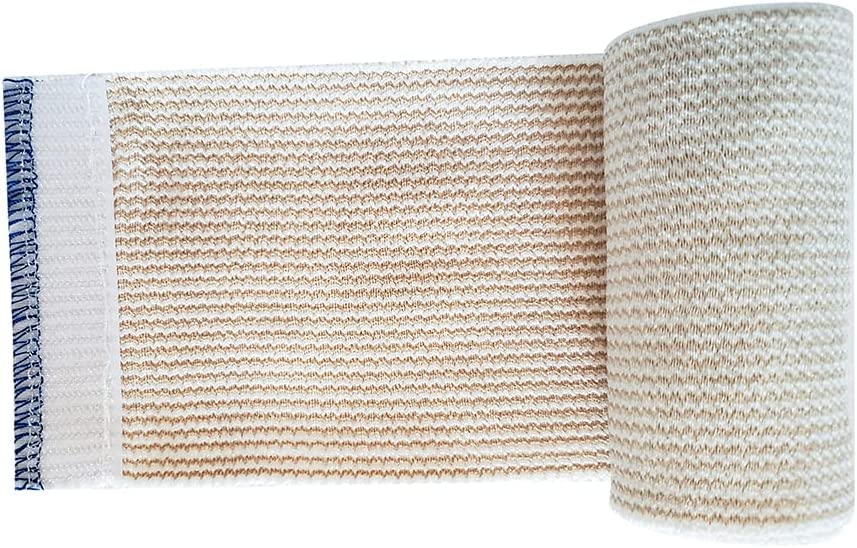 Premium Elastic Bandages Combo - Self Grip Closure – Non-Latex – 2 x 2-inch, 2 x 3-inch and 2 x 4-inch Wide Compression Bandages - Ideal for Sports, Soreness, Injury and Support