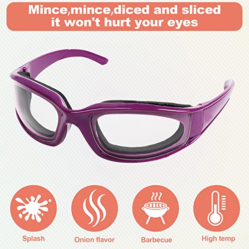shenghang Onion Goggles Tear Free Saftey Glasses for Kitchen。Anti-tear, Dustproof, Anti-fog, Windproof。 (black)
