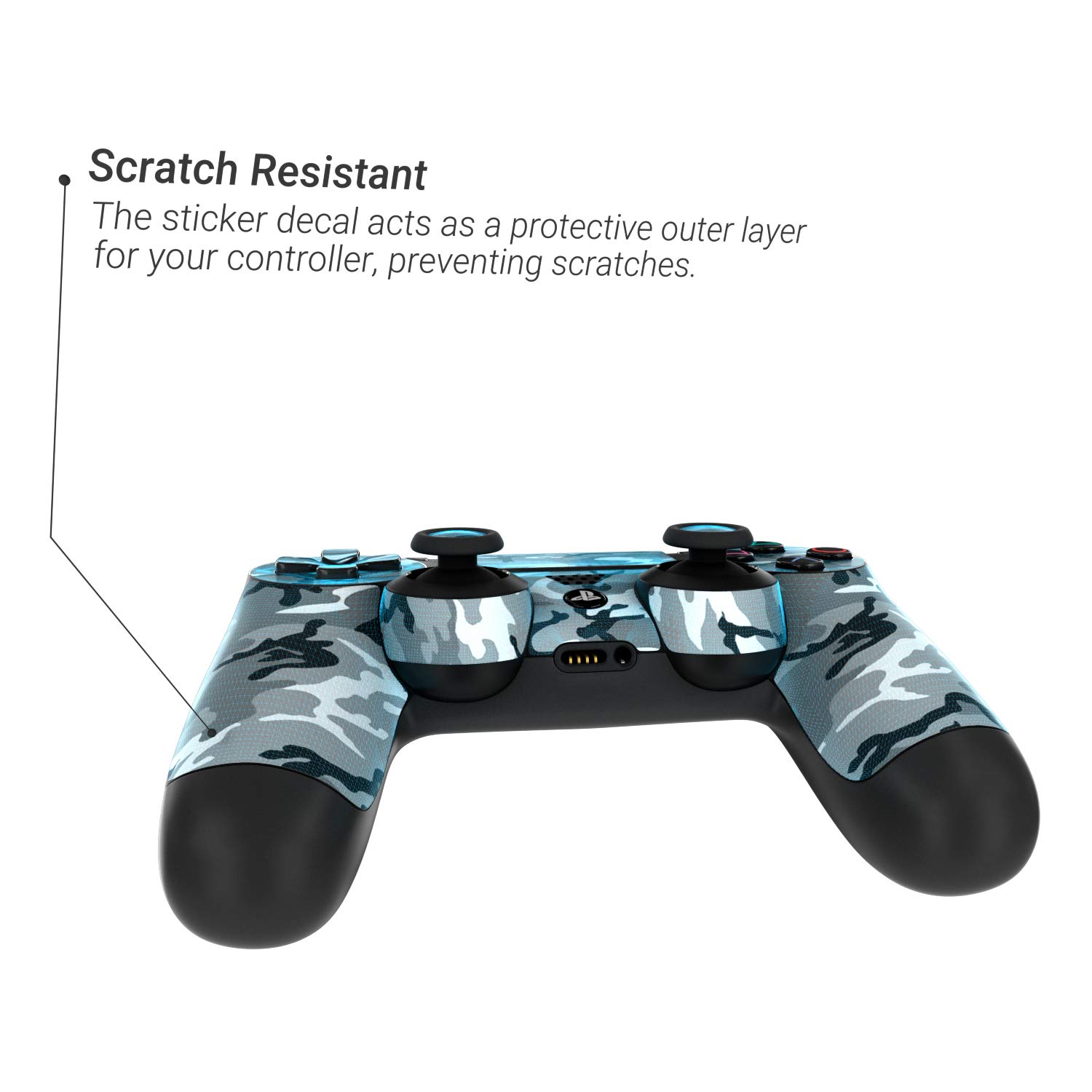 Urban Camo - PS4 Controller Skin Sticker Decal Wrap (Controller NOT Included) [Video Game]