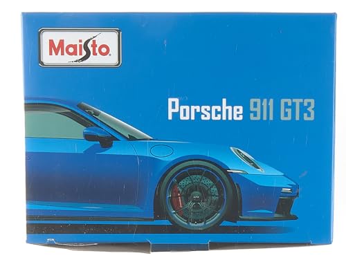 Maisto M36458 2022 Porsche 911 GT3 Super Car-1:18 Scale Cheong Die Cast, Blue