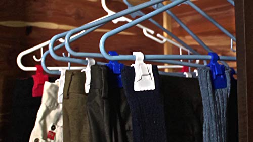 The Amazing Sock Clip Sock Holder, 32 Clips, Baby Pink, Made in U.S.A.