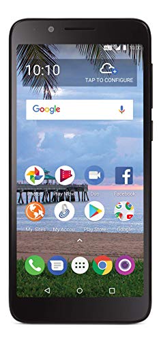Total Wireless Carrier-Locked TCL LX 4G LTE Prepaid Smartphone - Black - 16GB - Sim Card Included - CDMA