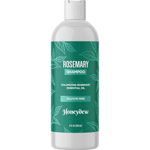 Purifying Rosemary Shampoo Sulfate Free - Lavender Rosemary and Tea Tree Shampoo for Thinning Hair and Scalp Care - Paraben and Sulfate Free Clarifying Shampoo for Build Up with Essential Oils