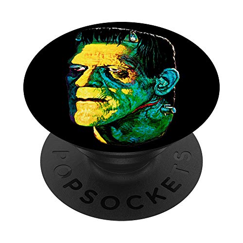 Vintage Frankenstein Halloween Party Horror Movie PopSockets PopGrip: Swappable Grip for Phones & Tablets