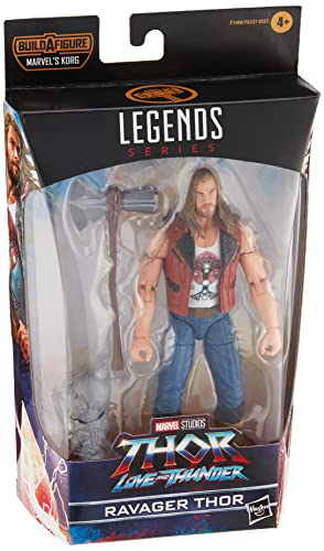 Marvel Legends Series Thor: Love and Thunder Ravager Thor Action Figure 6-inch Collectible Toy,1 Accessory,1 Build-A-Figure Part