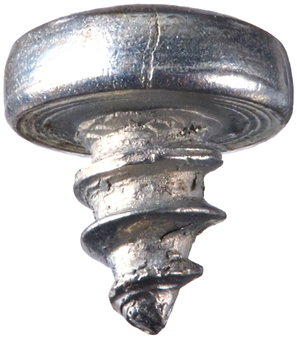Small Parts 0202ABPP Steel Sheet Metal Screw, Zinc Plated, Pan Head, Phillips Drive, Type AB, #2-32 Thread Size, 1/8" Length (Pack of 100)