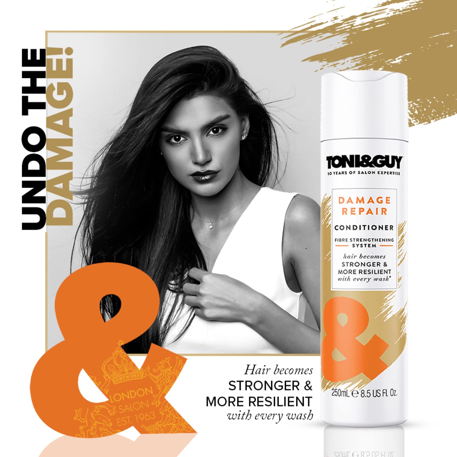 Toni&Guy Conditioner for Damaged Hair, 8.5 oz