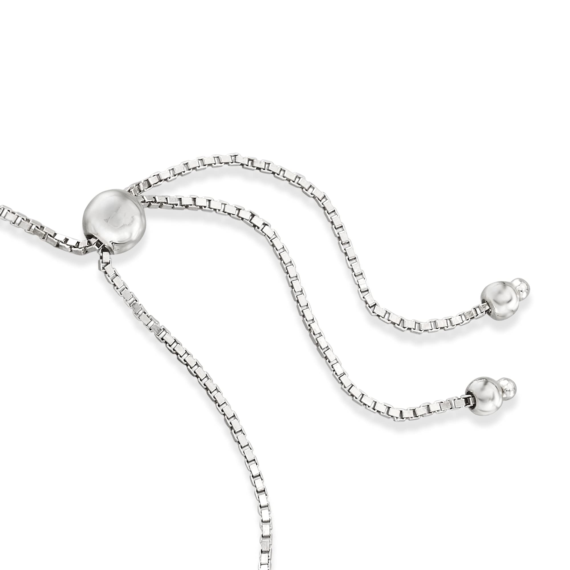 Ross-Simons Two-Tone Sterling Silver Bumblebee Bolo Bracelet