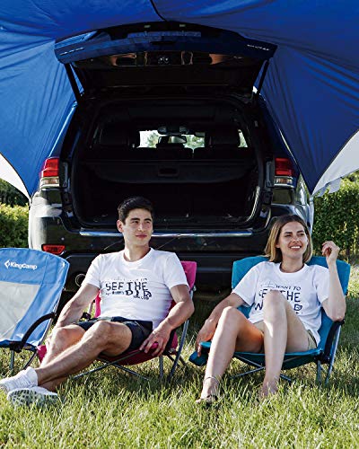 KingCamp KC3841 Camping Chair, One Size, DARKROSE_Low BACK-1-VSVC