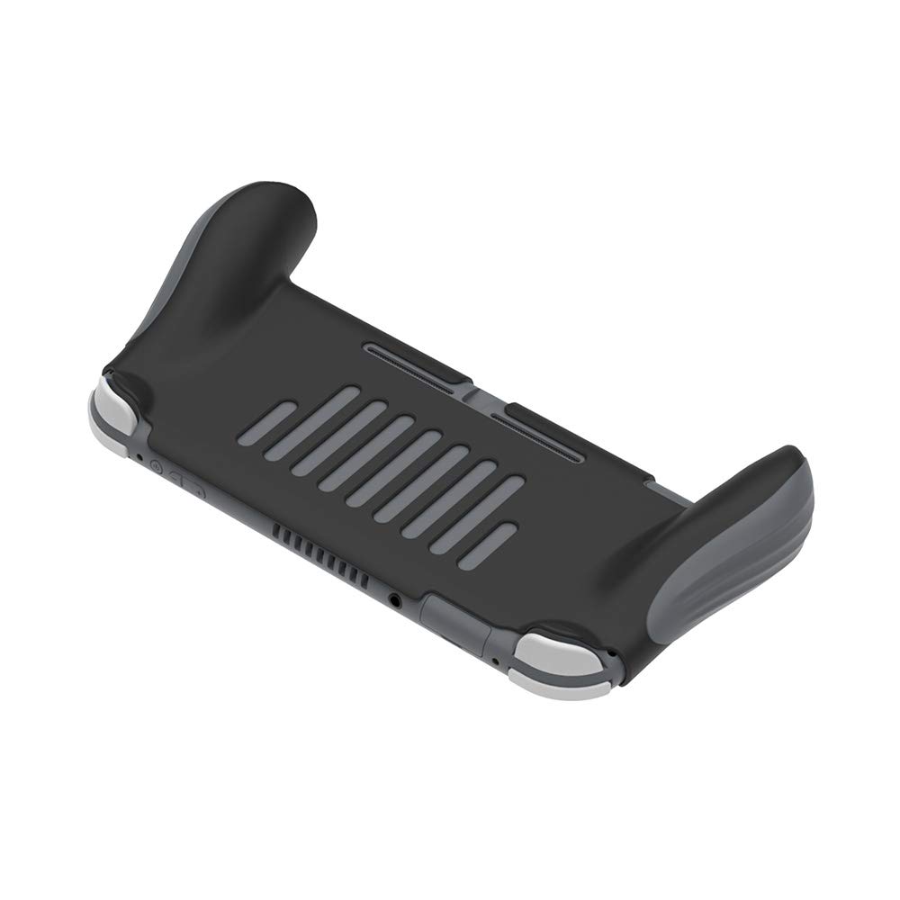 MOSISO Hand Grip Case, Ergonomic Comfortable Controller Thumb Handle Grip Case Compatible with Nintendo Switch Lite (July 2019 Released 5.5 inch), Protective Portable Carrying Hard Shell Cover, Black