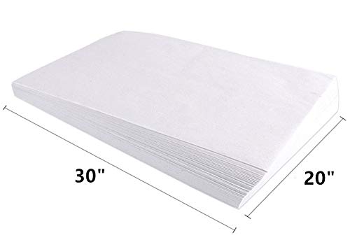White Tissue Paper 30" X 20" - Large 100 Sheets,Premium White Tissue Ream,Tissue Paper Bulk,Solid Tissue Paper Pack for Birthday Party DIY Gift Wrapping,Crafts Art Decorations,Holiday Festival Baskets