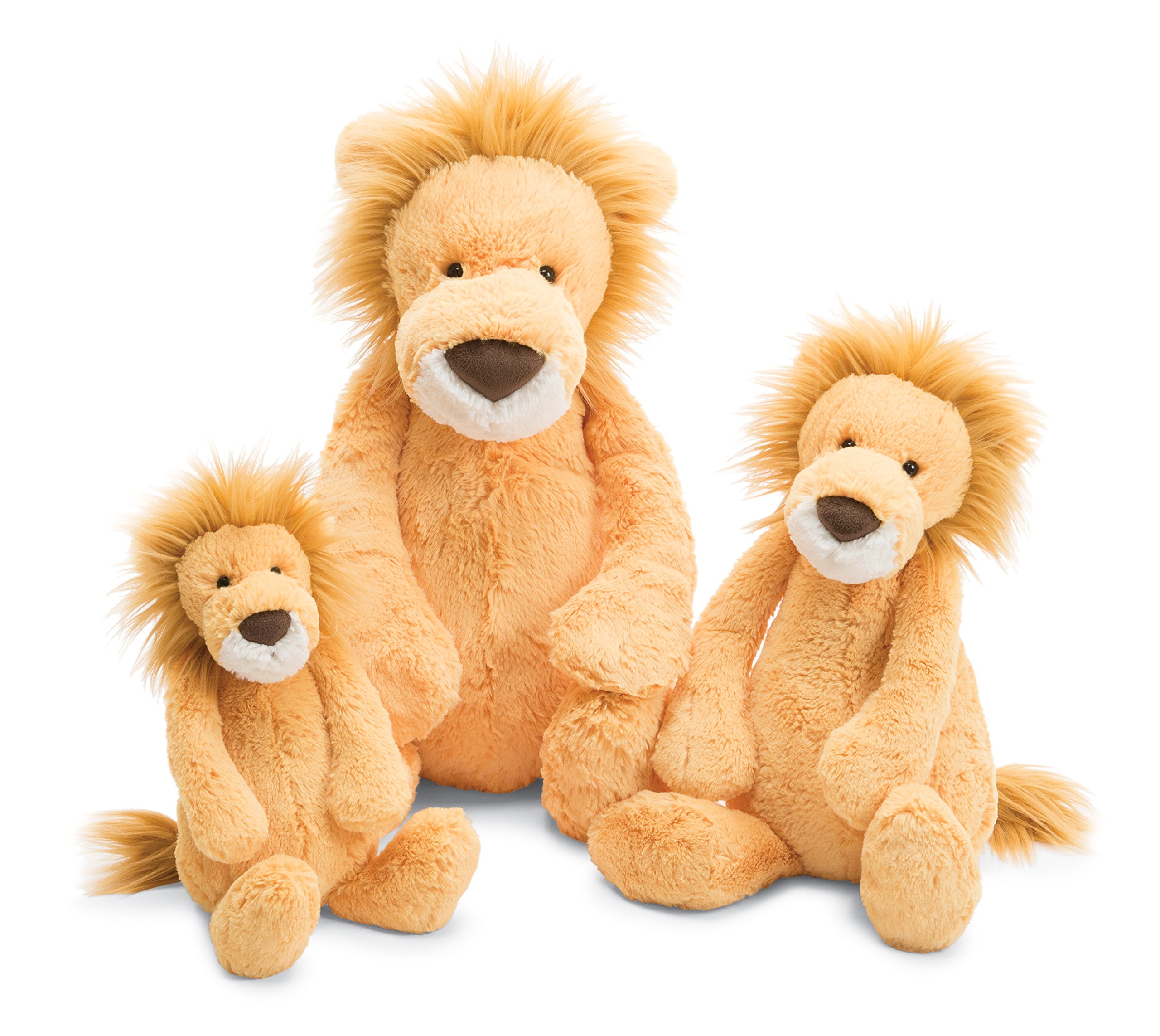 Jellycat Bashful Lion Stuffed Animal, Medium, 12 inches