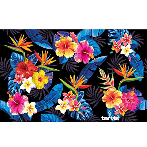 Tervis Tropical Collection Floral Triple Walled Insulated Tumbler Travel Cup Keeps Drinks Cold & Hot, 20oz Legacy, Stainless Steel