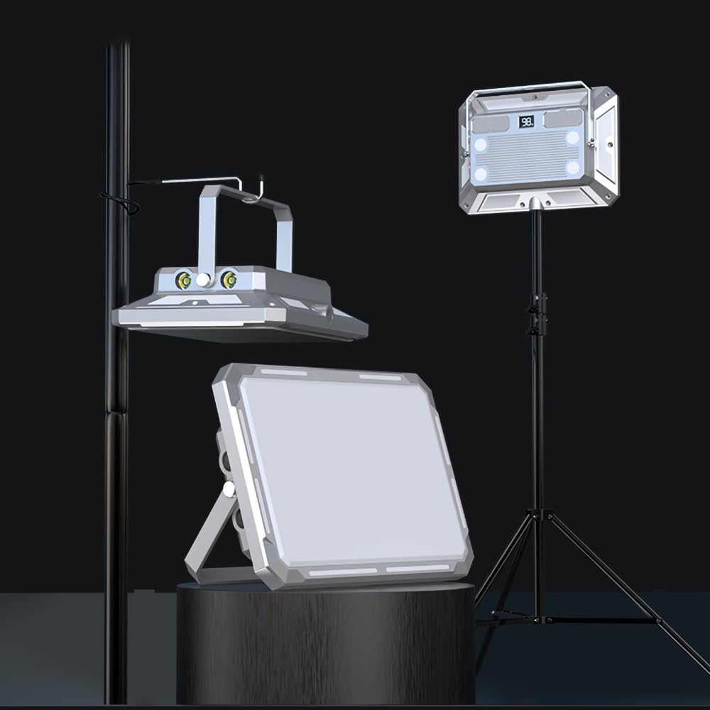 YIONGTAF LED Camping Light,Rechargeable 4000LM,5 Light Modes, IPX4 Waterproof Tent Light for Power Outages, Emergency, Hurricane, Home, Hiking