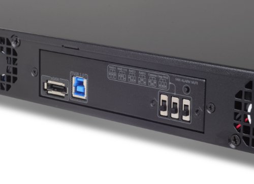 Silverstone Tek 4 Bay 1U Rackmount RAID Storage Unit with USB 3.0 and eSATA interface (RS431U)