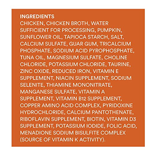 WholeHearted Grain Free Chicken & Pumpkin Recipe Flaked in Broth Wet Cat Food, 2.8 oz., Case of 12
