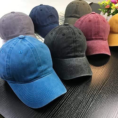 MSGUIDE Women's Share The Love Baseball Cap Vintage Cotton Washed Distressed Adjustable Dad Hat Gray