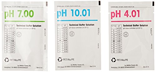Mettler-Toledo 51302080 Rainbow II Buffer (3 Packs of 10 x 20 ml Sachets)