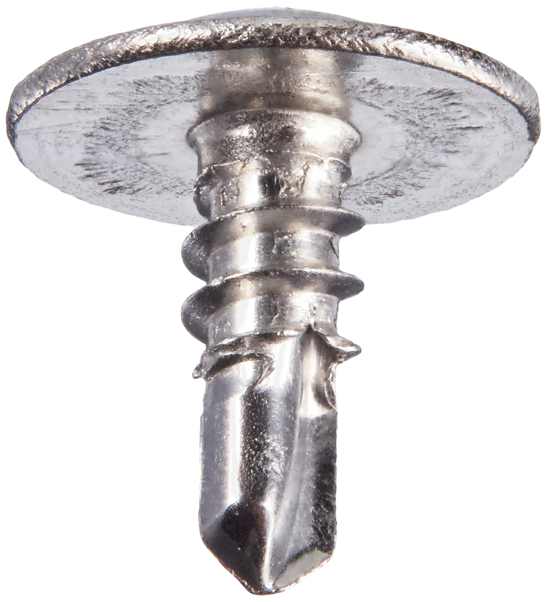 Small Parts 0606KPM188 18-8 Stainless Steel Self-Drilling Screw, Plain Finish, Modified Truss Head, Phillips Drive, #2 Drill Point, #6-20 Thread Size, 3/8" Length (Pack of 50)
