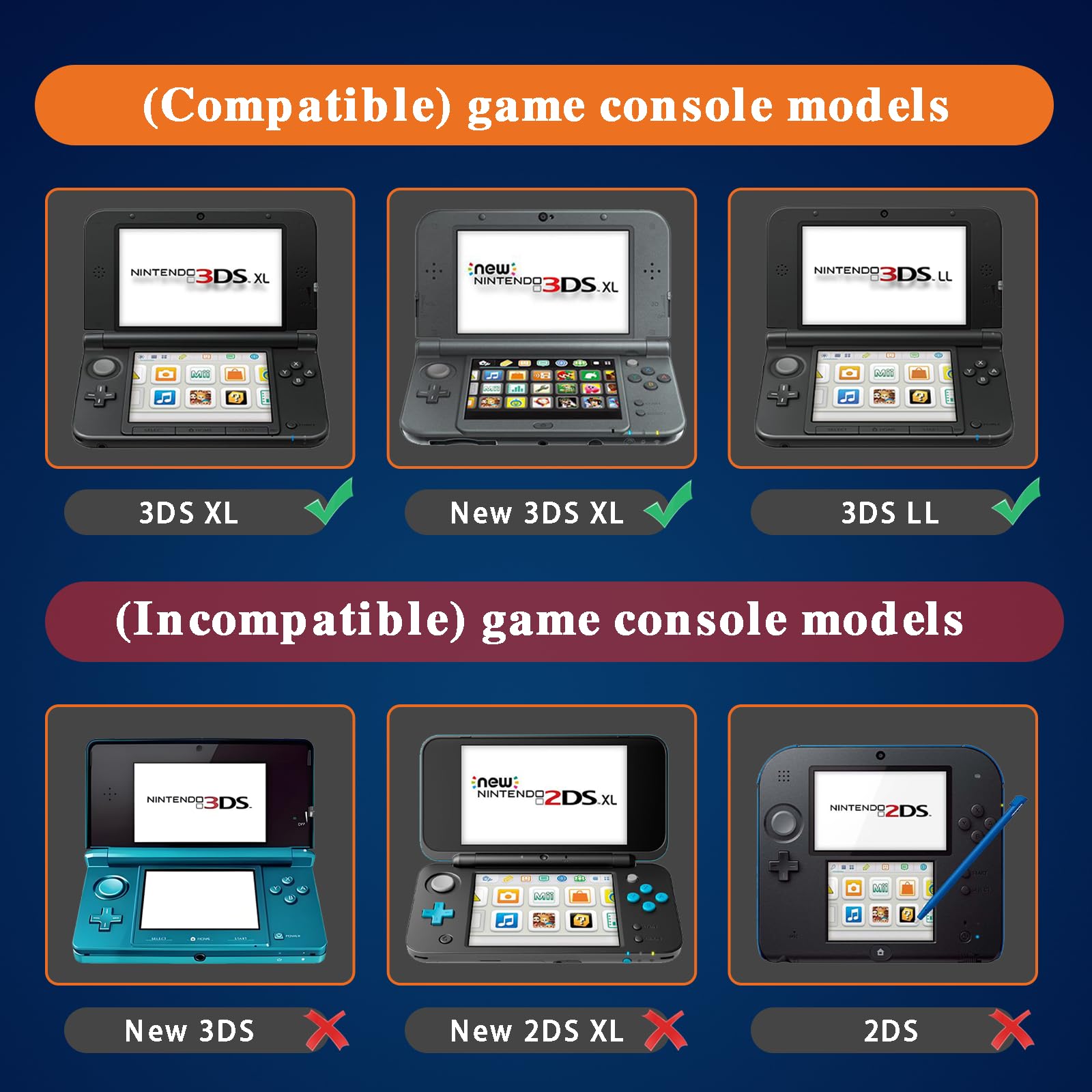 Pickle Power 3DS XL Battery, 2000mAh SPR-003 Battery Replacement for Nintendo New 3DS XL, 3DS XL, 3DS LL Console with Tool (Not for New 3DS)