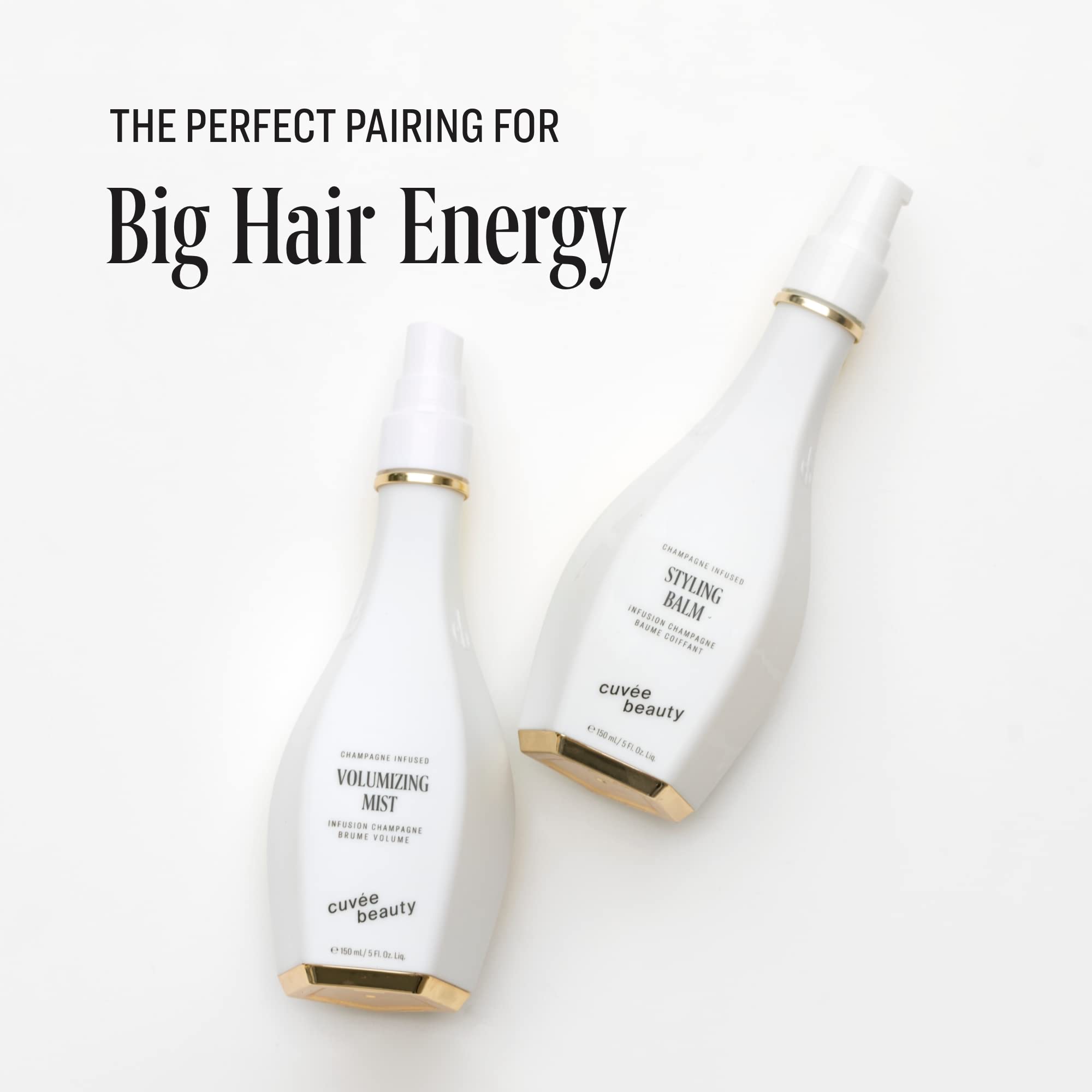 CUVÉE BEAUTY Styling Balm - 5 fl oz - Smooths Frizz, Creates Effortless Volume, Adds Shine & Protects from Styling Damage