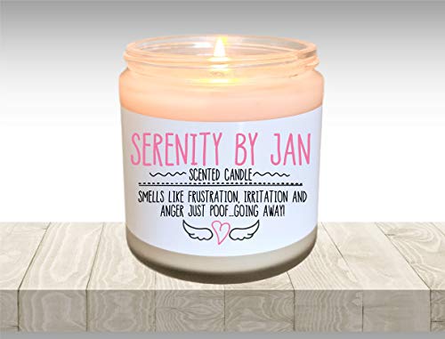 Serenity By Jan Scented Candle The Office Gift The Office TV Show Jan Levinson Funny Holiday Gift